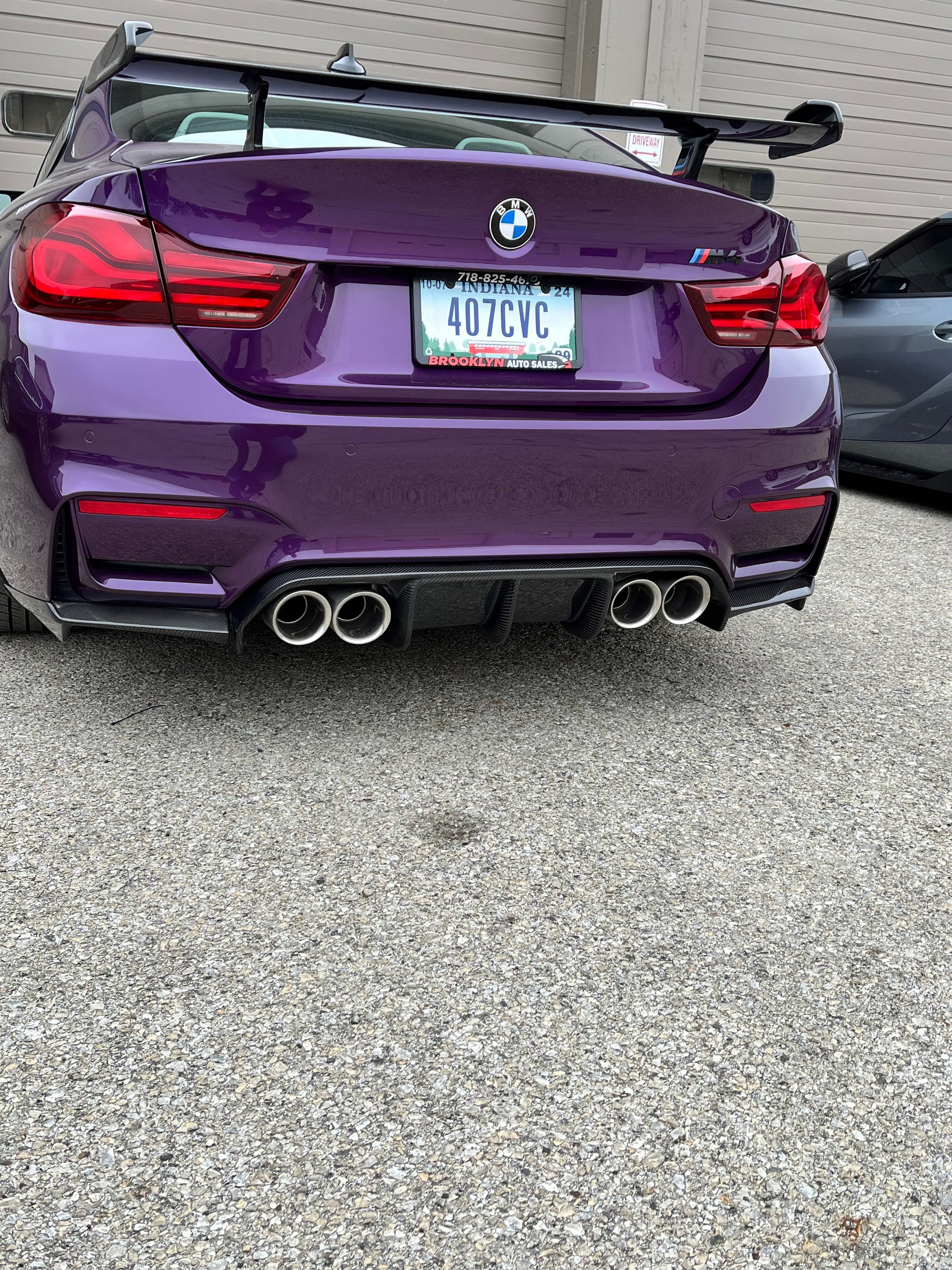BMW F8X M3/M4 V Style Carbon Fiber Diffuser - Aggressive Rear-End ...