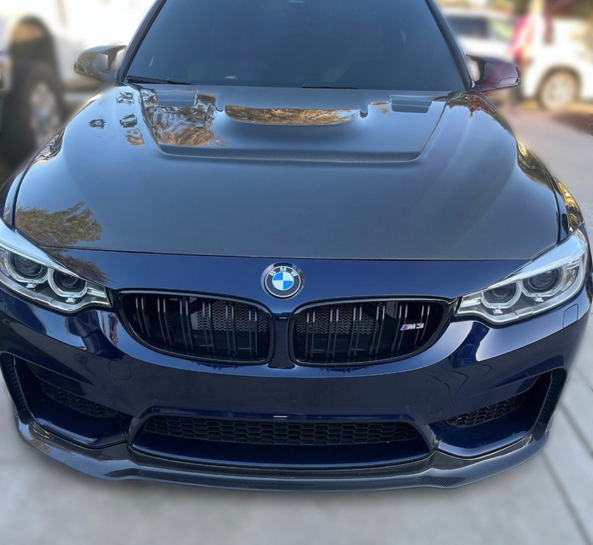 F8X M3/M4 V Style Carbon Fiber Front Lip-F80/F82/F83