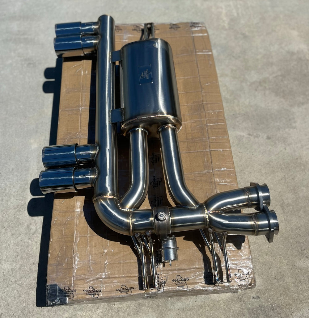 E46 M3 Stainless Steel Axle Back Valved Exhaust (Section 3) Cen-Cal ...