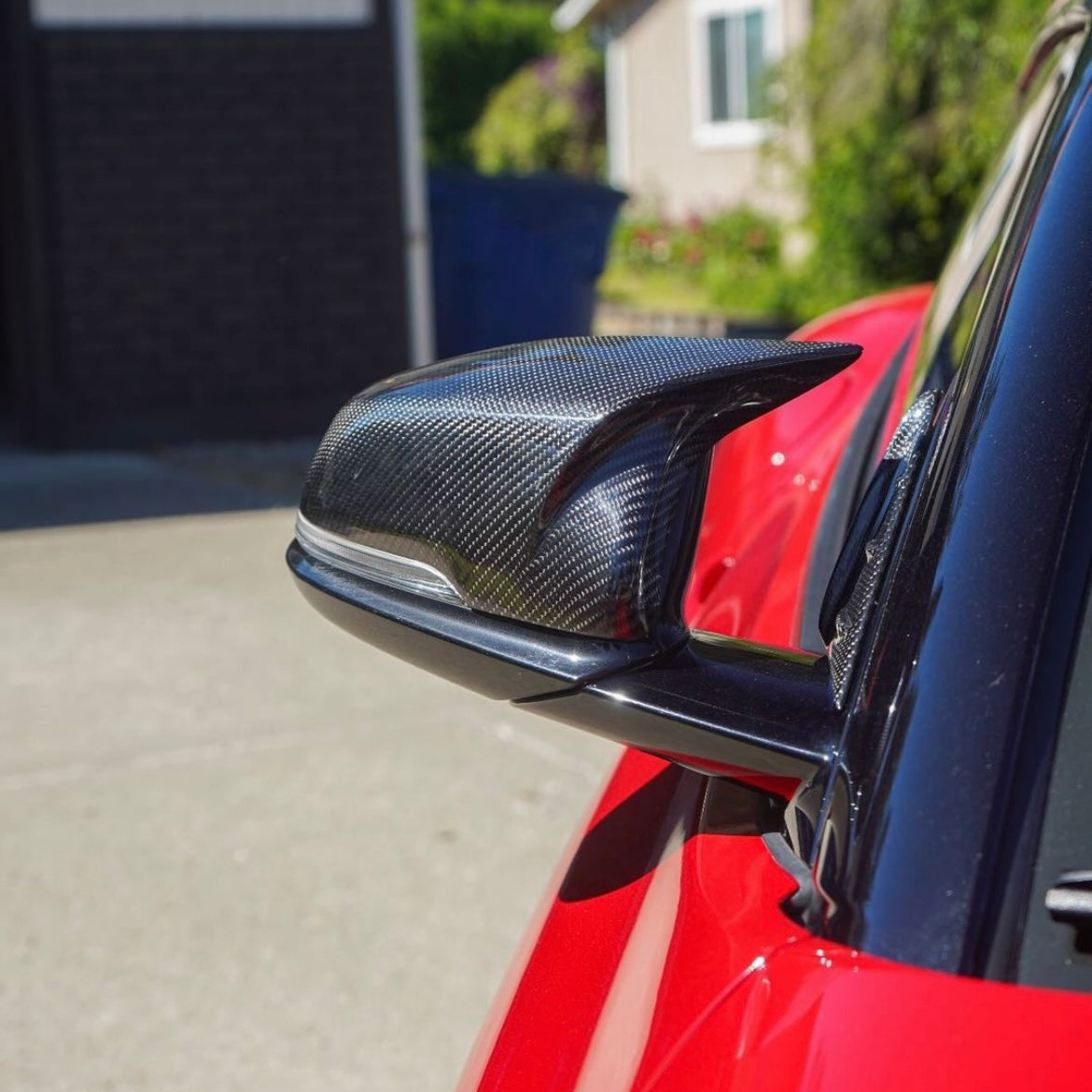 Fiber M Style Mirrors | Carbon Fiber Mirrors | Cen-Cal Motorsport