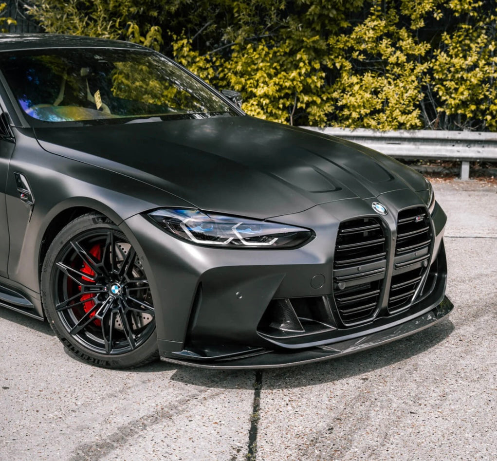 G8X M3/M4 MHC Style Carbon Fiber Front Lip for BMW G80 M3 & G82/G83 M4 ...