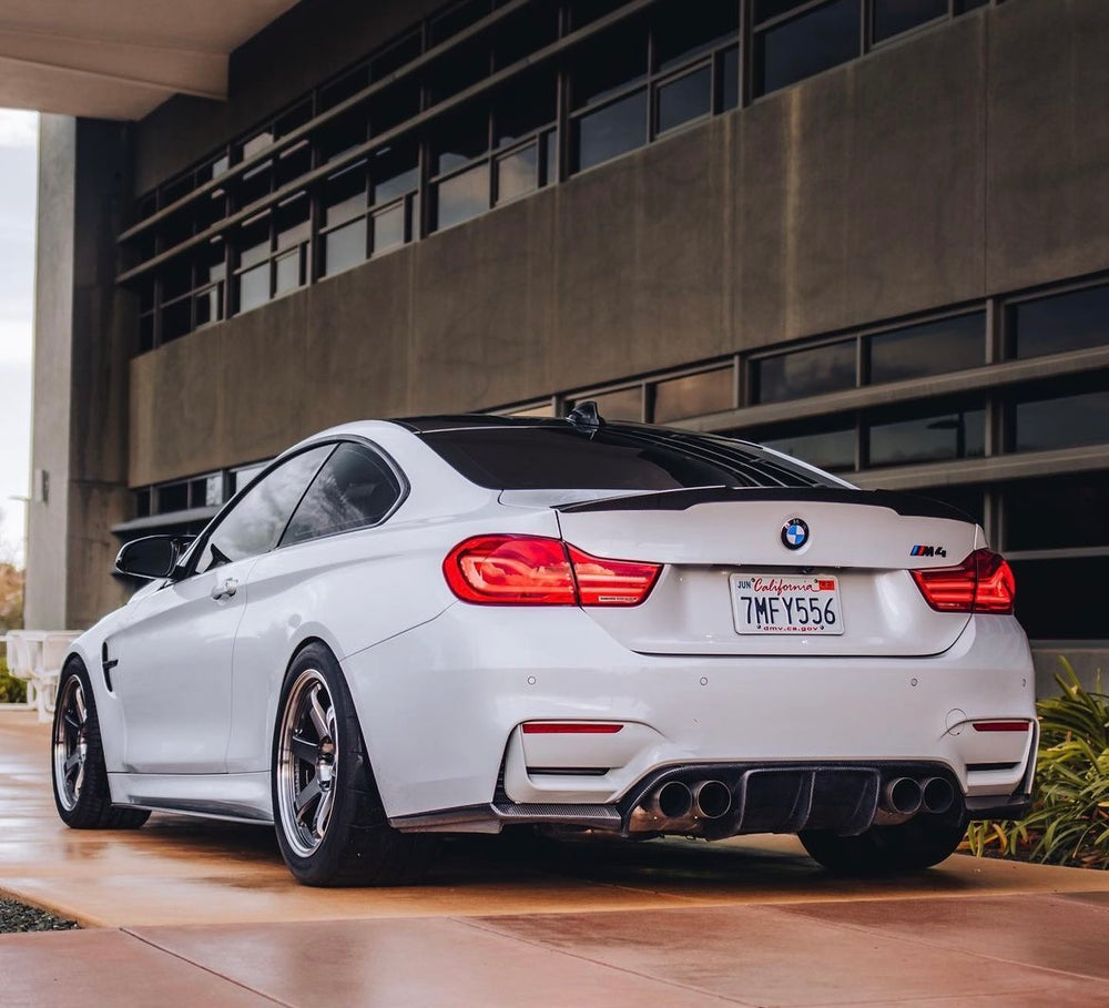 BMW F8X M3/M4 V Style Carbon Fiber Diffuser - Aggressive Rear-End ...