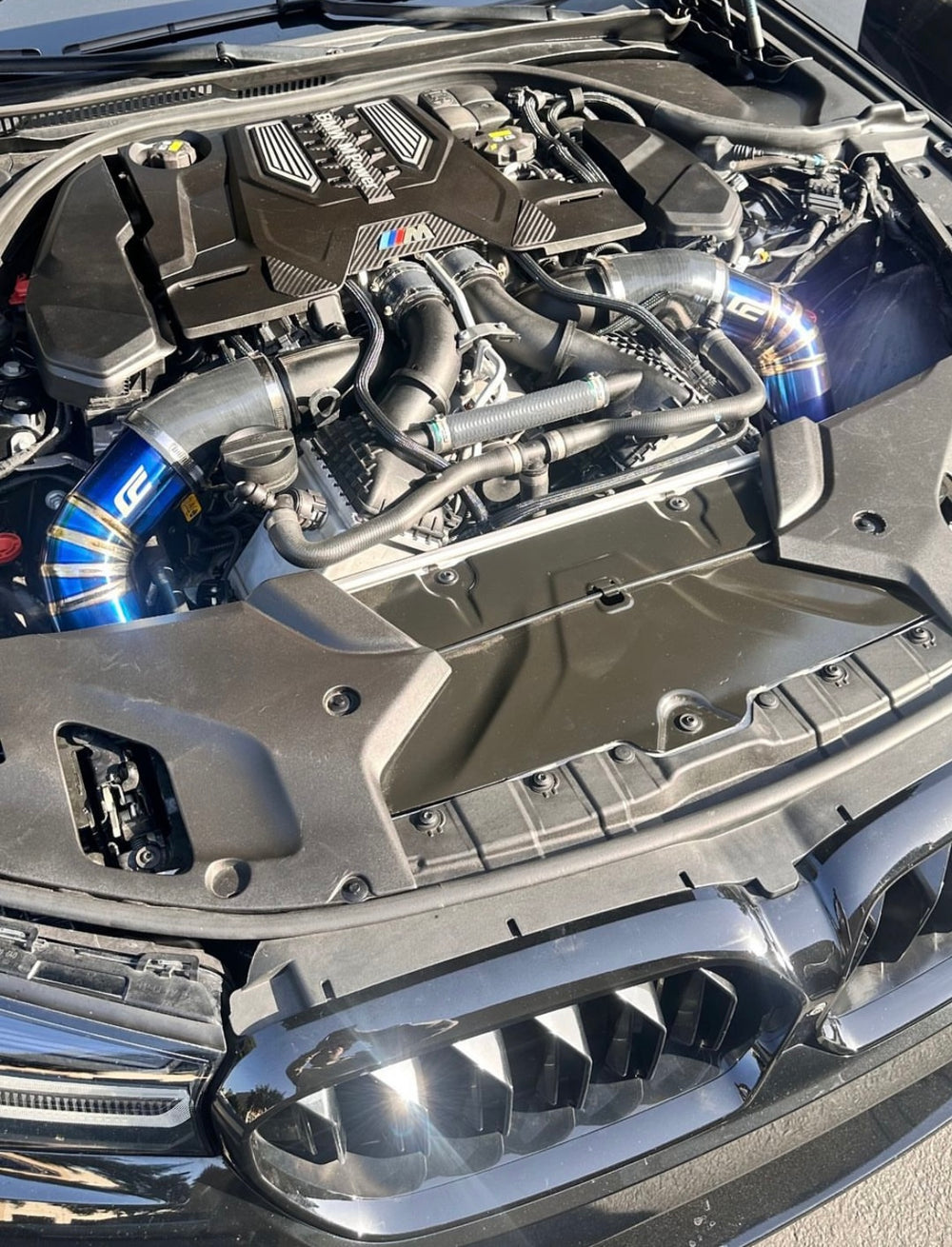 F9X M5/M8 S63 Titanium Front Mount Intakes - F90/F91/F92/F93 – Cen-Cal ...