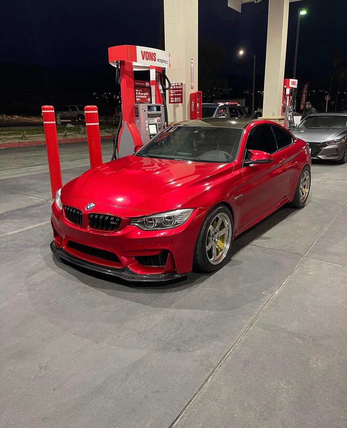 F8X M3/M4 V Style Carbon Fiber Front Lip-F80/F82/F83