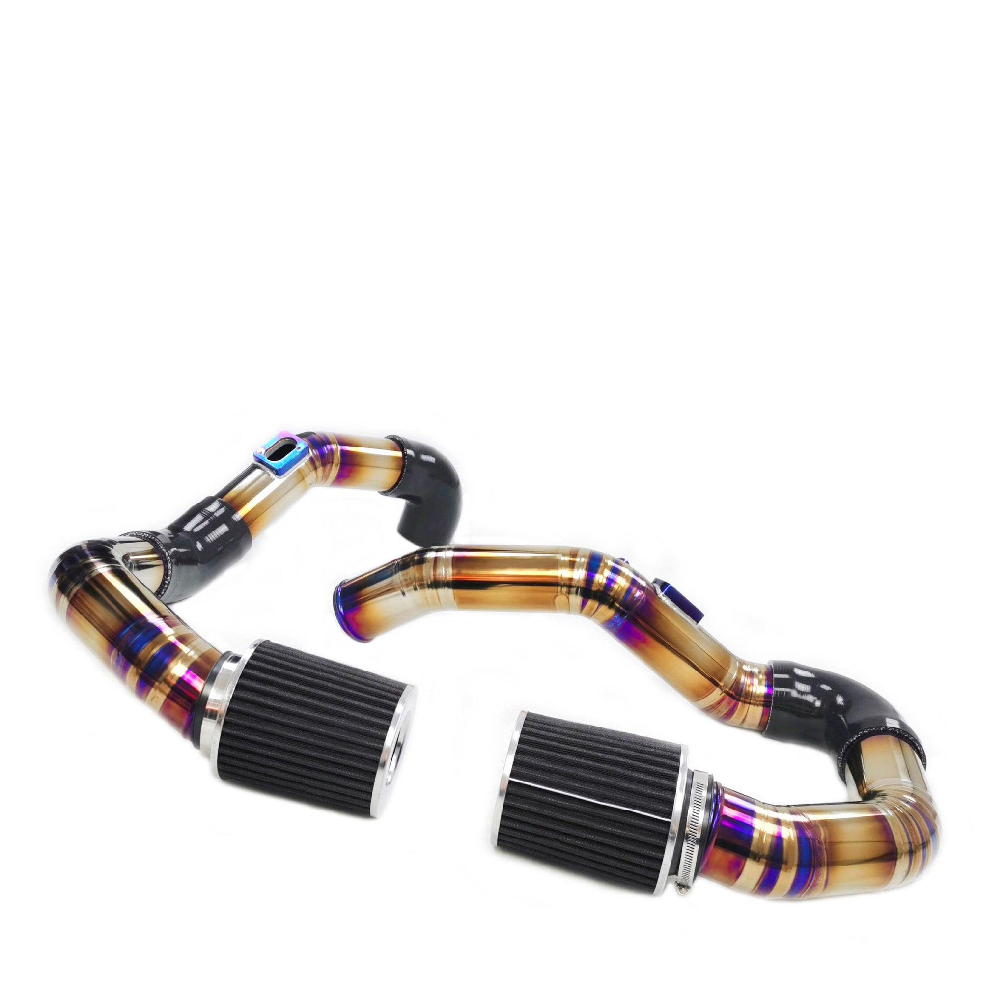 S55 M3/M4 titanium front mount intakes