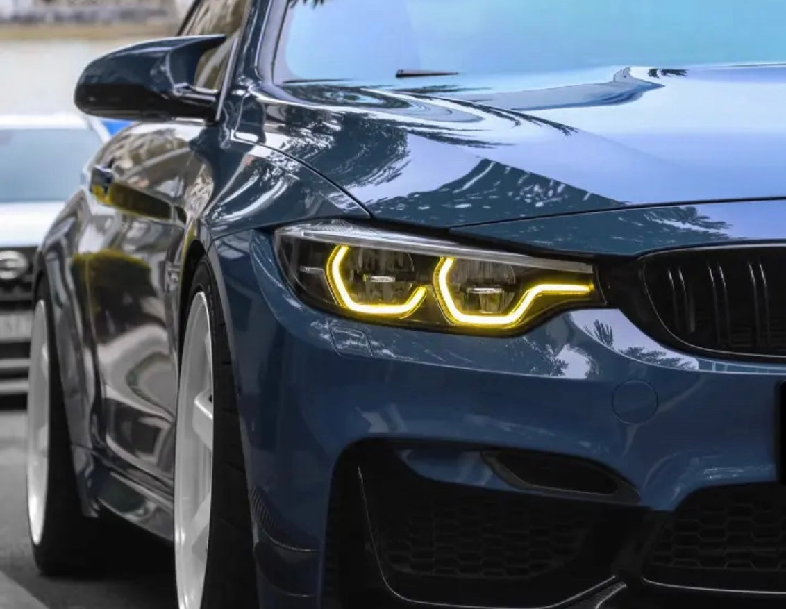 F8X M3/M4 Yellow CSL DRL Headlight Module – Cen-Cal Motorsport