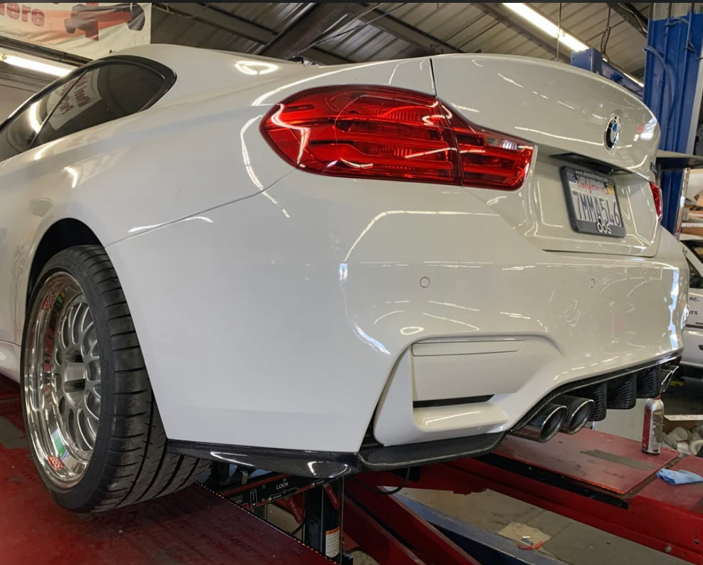 F8X M3 M4 Carbon Fiber Rear Bumper Extensions – Cen-Cal Motorsport