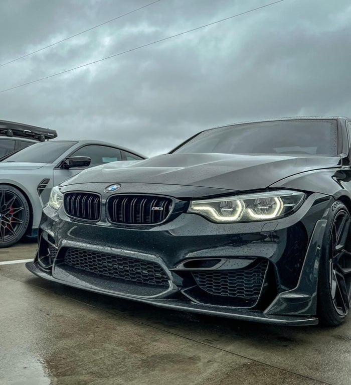 F8X M3/M4 Carbon Fiber Laptorr Style Front Lip | Aggressive Aero | 2015–2020 – Cen-Cal Motorsport